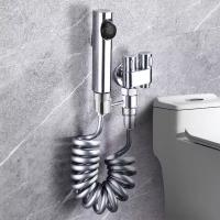 China Modern Bathroom Angle Valve One-In 2-Out Toilet Portable Bidet Sprayer for sale
