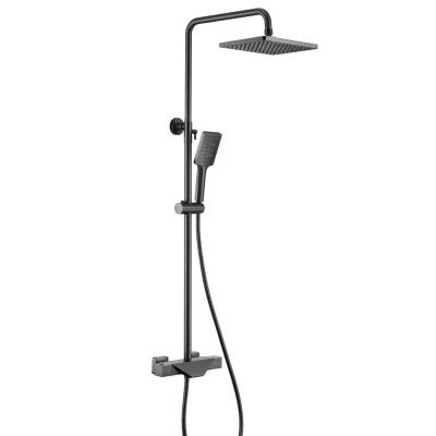 China Hot and Cold 3 Gears Stainless Steel Shower Set for Modern Bathroom Rain Shower Top Spray for sale