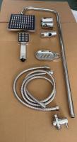 China Hot and Cold 3 Gears Stainless Steel Shower Set for Modern Bathroom Rain Shower Top Spray for sale