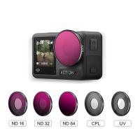 China UV CPL ND16 ND32 ND64 DJI Action 3 Filters Nano Coating Professional Camera Filters for sale