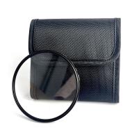 China 4 Pocket Lens Filter Bag Lightweight Nylon Camera Lens Filter Pouch Portable For Lens Filter Storage for sale