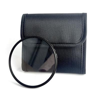 China 4 Pocket Lens Filter Bag Lightweight Nylon Camera Lens Filter Pouch Portable For Lens Filter Storage for sale
