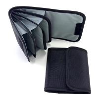 China 4 Pocket Lens Filter Bag Lightweight Nylon Camera Lens Filter Pouch Portable For Lens Filter Storage for sale