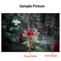 China 75mm Swirl Bokeh Lens F3.5 Prime Lens For Portrait and Macro Photography for sale