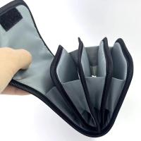 China 4 Pocket Lens Filter Bag Lightweight Nylon Camera Lens Filter Pouch Portable For Lens Filter Storage for sale