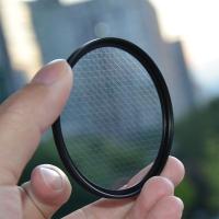 China Customizable Sizes Starburst Camera Filter 37mm - 82mm Optical Glass Filter For DSLR Cameras for sale