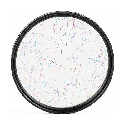 China Streak Confetti Filter Rotatable Starlight Glare Filter 49mm - 82mm With Multi layer Coating for sale