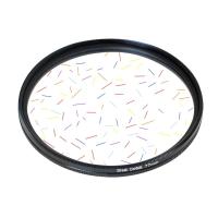China Streak Confetti Filter Rotatable Starlight Glare Filter 49mm - 82mm With Multi layer Coating for sale