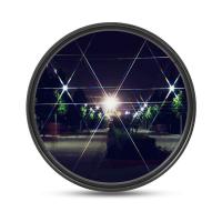 China 37mm - 82mm Special Effect Lens Filter 6 Point Starburst Camera Filter For Canon Cameras for sale