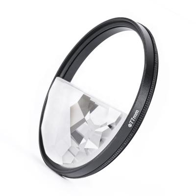 China Rotatable Special Effect Lens Filter DSLR Camera Split Kaleidoscope Filter 77mm With Optical Glass for sale
