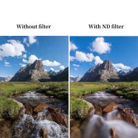 China Low Color Shift ND64 Filter 6 Stops Light Reduction Filter With Multi Layer Nano Coating for sale