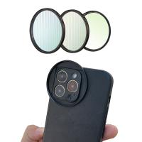 China 58mm Magnetic Phone Lens Filter Customizable iPhone Lens Filters For IPhone14pro max for sale
