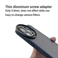 China 58mm Magnetic Phone Lens Filter Customizable iPhone Lens Filters For IPhone14pro max for sale