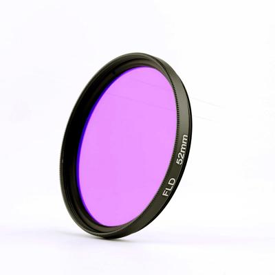 China Multi Layer Nano Coating Camera Lens Filters Screw in FLD Camera Filter To Filter Green And Blue Light for sale