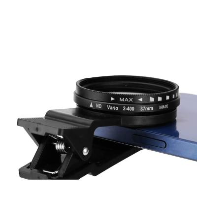 China Clip On Phone Camera Filter 37mm Variable ND Filter For Mobile for sale
