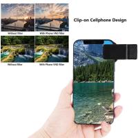 China Clip On Phone Camera Filter 37mm Variable ND Filter For Mobile for sale