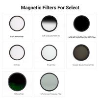 China 3 Stops Magnetic Lens Filter With 28 Layer UV CPL ND VND Black Mist Filters With 28 Layers Nano Coating for sale
