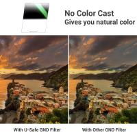 China 150x170mm Reverse GND Filter Nano Coating Reverse Graduated ND Filter With No Color Cast for sale