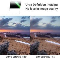 China 150x170mm Reverse GND Filter Nano Coating Reverse Graduated ND Filter With No Color Cast for sale