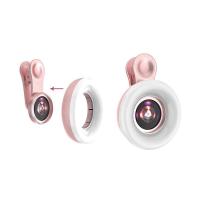 China Customized Phone Camera Lens 15x Magnification Macro Lens With LED Light And 3 Stops Adjustment for sale