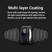 China 16mm Phone Camera Lens Wide Angle Phone Lens With 5 Elements Multi Layer Coating And No Distortion for sale