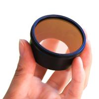 China 49mm Special Effect Lens Filter OEM / ODM Swirl Bokeh Filter With Optical Glass for sale