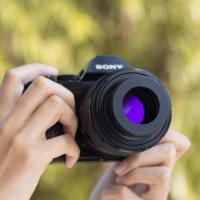 China 49mm Special Effect Lens Filter OEM / ODM Swirl Bokeh Filter With Optical Glass for sale