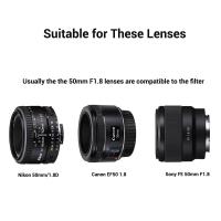 China 49mm Special Effect Lens Filter OEM / ODM Swirl Bokeh Filter With Optical Glass for sale