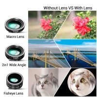 China 4 In 1 Phone Camera Lens OEM Phone Lens Kit With 28X Telephoto 0.6X Wide Angle and 20X Macro for sale