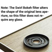 China Adjustable Swirly Bokeh Filter 49mm - 82mm Optical Filters With Aluminum Alloy Frame for sale