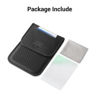 China 4x5.65 Inch Mist Lens Filter Nano Coating Black Mist Filter With Schott B270 Glass for sale