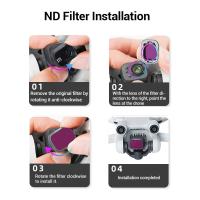China Lightweight Drone ND Filter ND8 ND16 ND32 ND64 DJI Mini 3 Pro ND Filters With Multi Layer Coating Optical Glass for sale