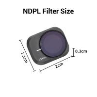 China Drone NDPL Filter Waterproof Lightweight DJI Mini 3 Pro PL Filter for sale