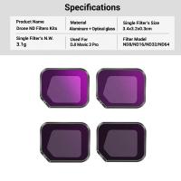 China Multi Layer Coating ND Lens Filter Anti Oil DJI Mavic 3 Classic ND Filters for sale