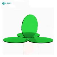 China Customized Color Glass Filter OEM / ODM Optical Glass Filters With High Smooth Polished Surface for sale