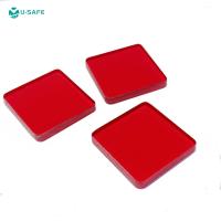 China Customized Color Glass Filter OEM / ODM Optical Glass Filters With High Smooth Polished Surface for sale