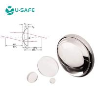China Custom Large Diameter 40 Plano Convex Lens with AR Coating and UV Quartz Material for Optical Instruments for sale
