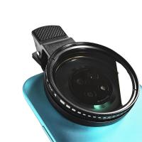 China 1 - 9 Stops 52mm Variable ND Filter ND2-400 ND Filter For Phone Camera for sale