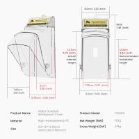 China SMATRUL Video Door bell Rain Waterproof Cover Outdoor Rotatable design Anti theft reminder Compatible With Door Access Video Doorbell for sale