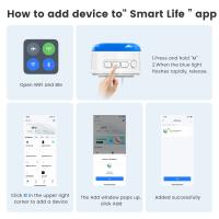 China Tuya Wifi Smart Siren for Home Security Sound and Light Alarm Sensor EU US UK Plug Smart Home Life APP For Vibration CO VOC PIR Human Presence Sensor for sale
