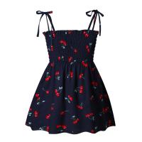 China Children's Dress Clothing New Printing Summer Girls' Suspender Dress for sale