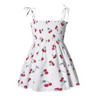 China Children's Dress Clothing New Printing Summer Girls' Suspender Dress for sale