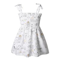 China Children's Dress Clothing New Printing Summer Girls' Suspender Dress for sale