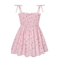 China Children's Dress Clothing New Printing Summer Girls' Suspender Dress for sale