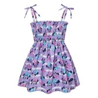 China Children's Dress Clothing New Printing Summer Girls' Suspender Dress for sale