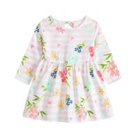 China Spring Children's Clothing Girls Long Sleeve Dress Print Princess Dress for sale