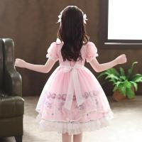 China Spring Children's Clothing Girls Lolita Princess Dress Children's Lace Puffy Dresses for sale