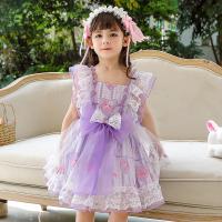 China Lolita Princess Dress Short Sleeved Children's Dress Clothing With Headband for sale
