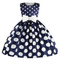 China Summer Children's Clothing Girls Polka Dot Dress Holiday Party Evening Dress for sale