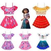 China Children'S Outfit Sets Mirabel Girls Swimsuit Children'S Printed Swimwear Suits for sale